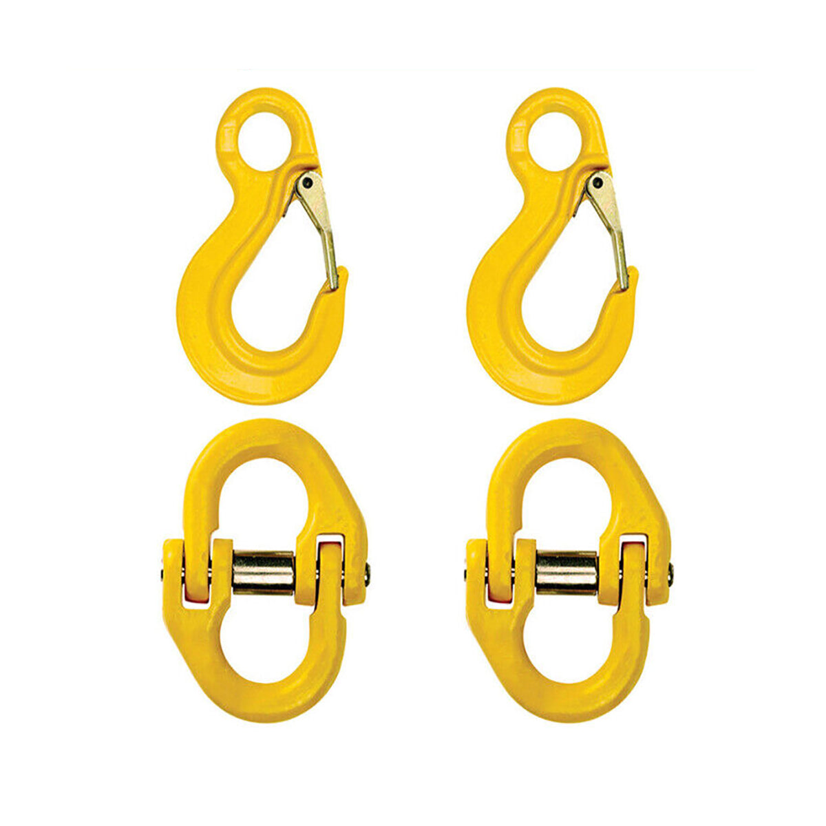 6mm Eye Sling Hook And Chain Connector Kit G80 Lifting 4X4 Rigging 1.1 ...