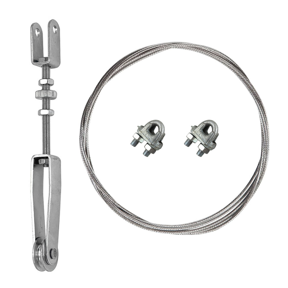 Trailer Hand Brake Cable Kit Adjuster Cable Clip Caravan Boat Mechanic ...