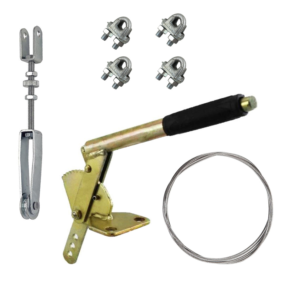 Hand Brake Kit Adjuster Cable Coupling Park Brake Clamp Clip Trailer L ...