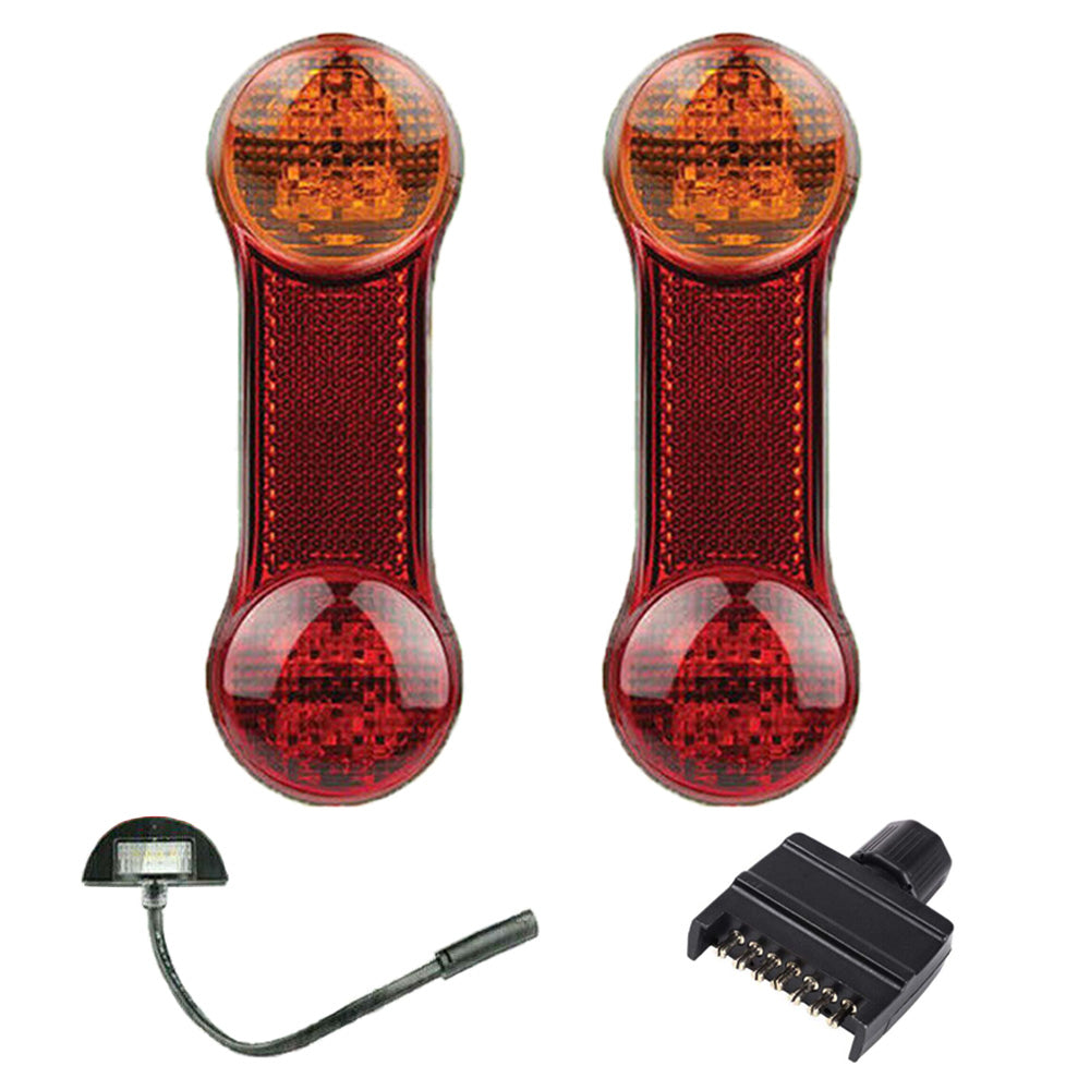 Trailer Led Wire Kit Easy To Install Plug And Play Wiring Lamp Boat Di ...