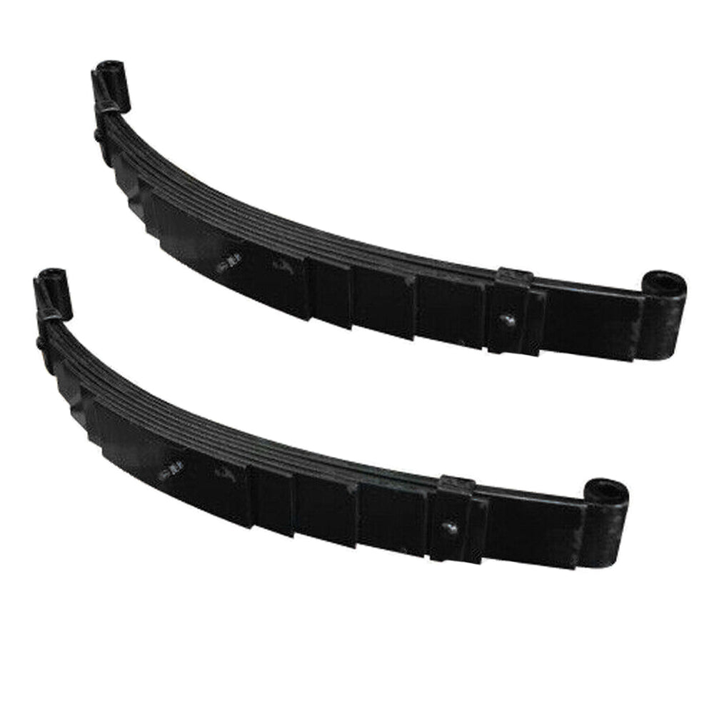 Pair 7 Leaf Eye To Eye Trailer Springs. 60mm X 6mm 1400Kg. Heavy Duty ...