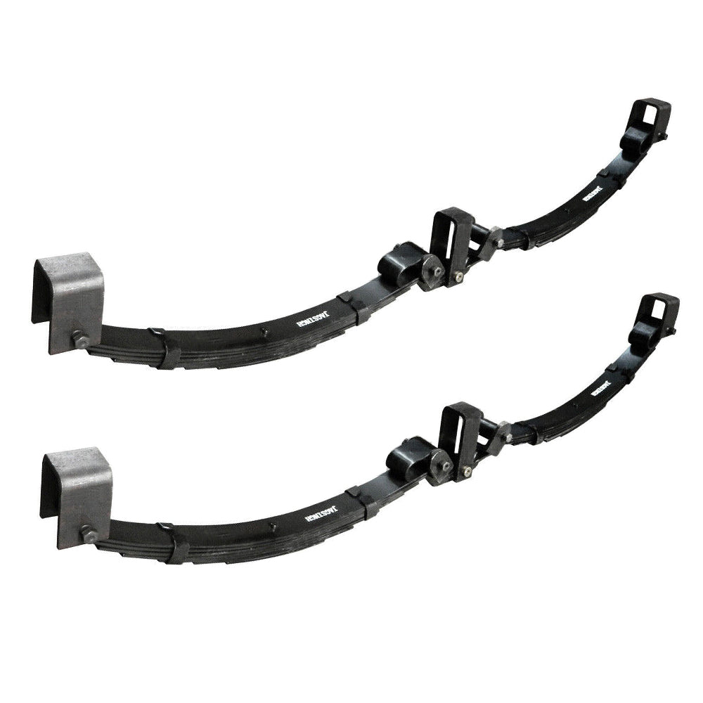 5 Leaf 2000Kg Rocker Roller Tandem Trailer Spring Set Caravan Horse Fl ...