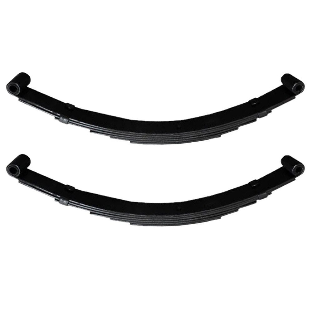 Pair 6 Leaf Spring Eye To Eye 45mm 800Kg Horse Float Trailer Caravan O ...