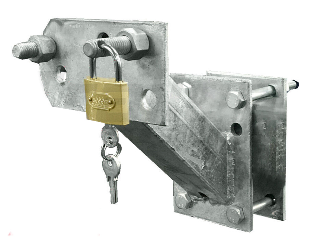 Spare Wheel Carrier Holder Bracket Universal W/ Padlock Camper Trailer ...