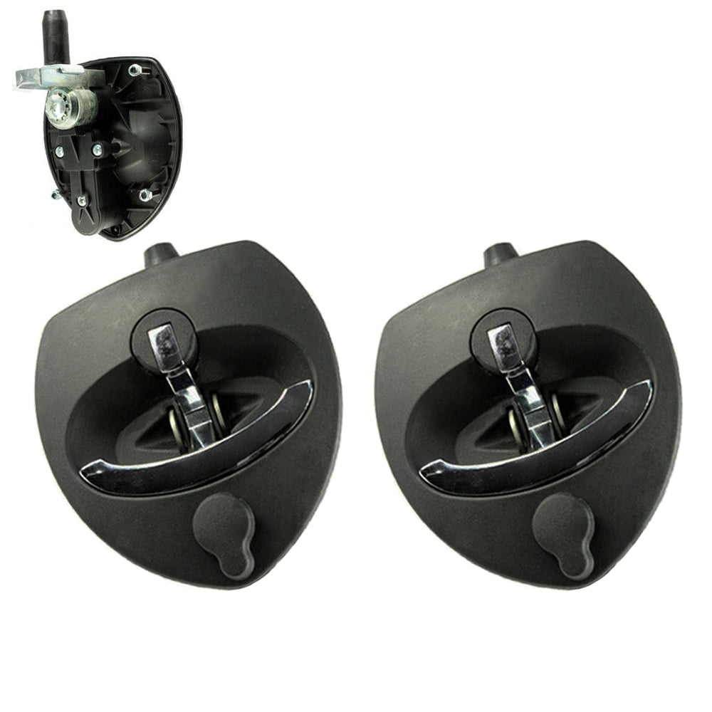 2 X Folding T Handle Lock Flush Mount Latch Heavy Duty Trailer Toolbox ...