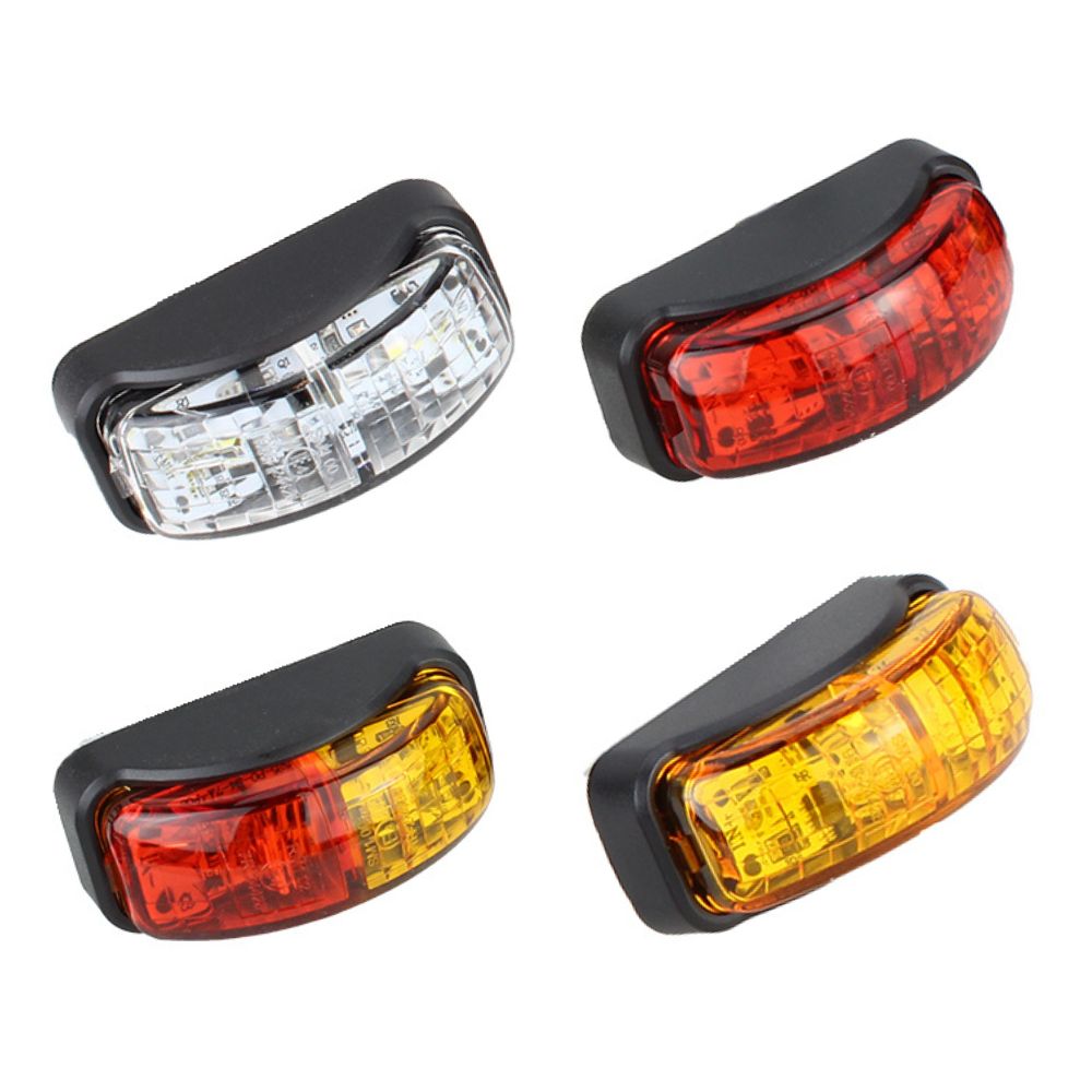 Led Clearance Lights Side Marker Lamp Amber Trailer Truck Caravan Mult ...