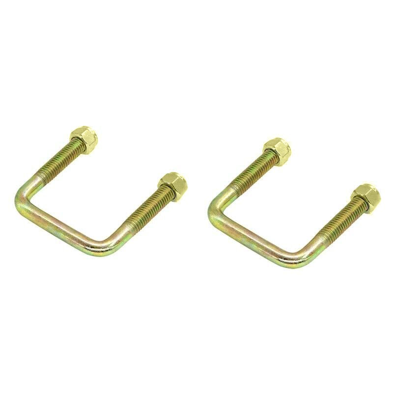 Jockey Wheel U Bolts 75mm Width 50mm Arm Long Square Draw Bar. Zinc Fi ...