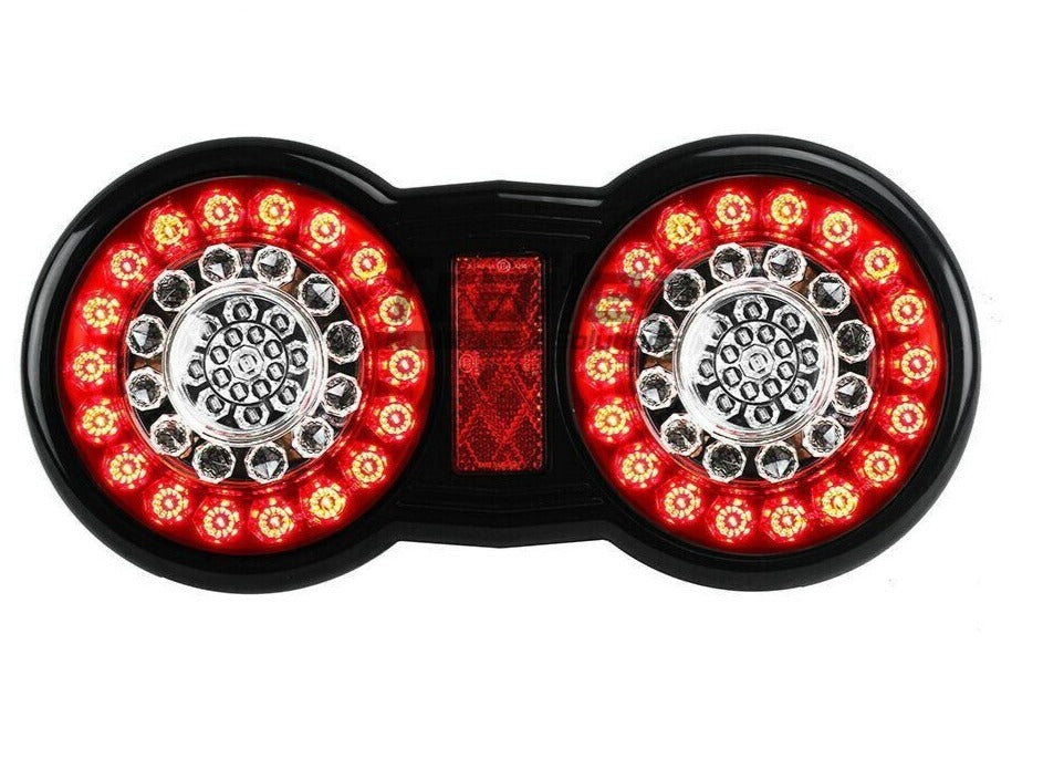 Led Tail Light Trailer Lights Rear Double 12V Trailer Truck Caravan Ut ...